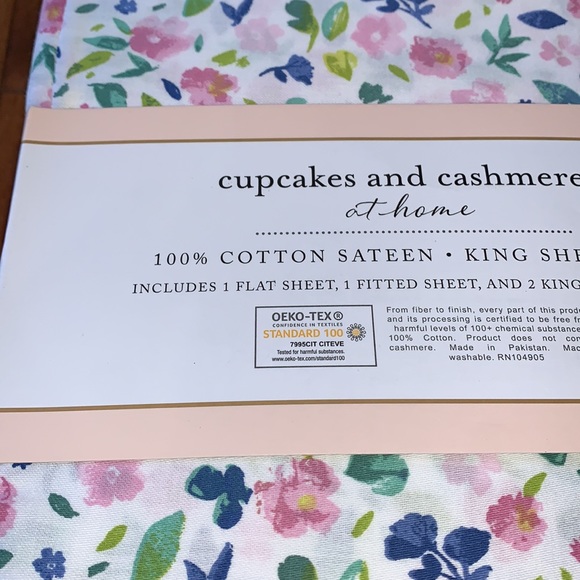 cupcakes & cashmere | Bedding | Cupcakes And Cashmere 0 Cotton Floral ...
